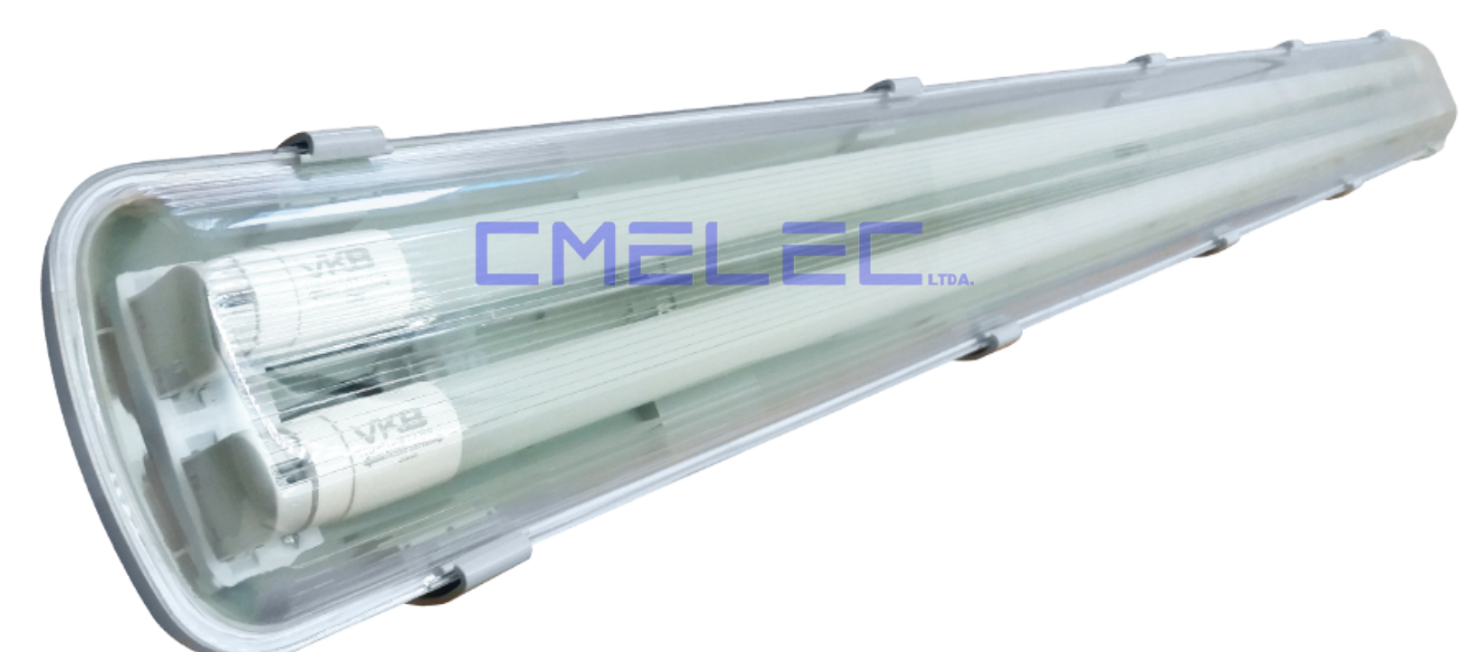 Equipo estanco LED IP65, 2x20W, 6.500K, con tubo - CMELEC - Ingeniería ...